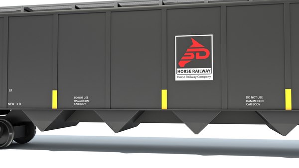 modelo 3d Vagón tolva cubierto - TurboSquid 1530704