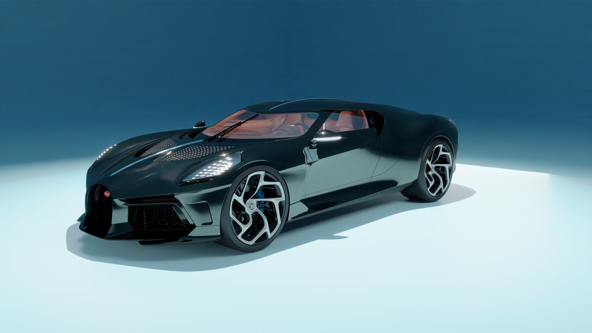 3D BUGATTI LA VOITURE NOIRE WITH RIG - TurboSquid 2007790