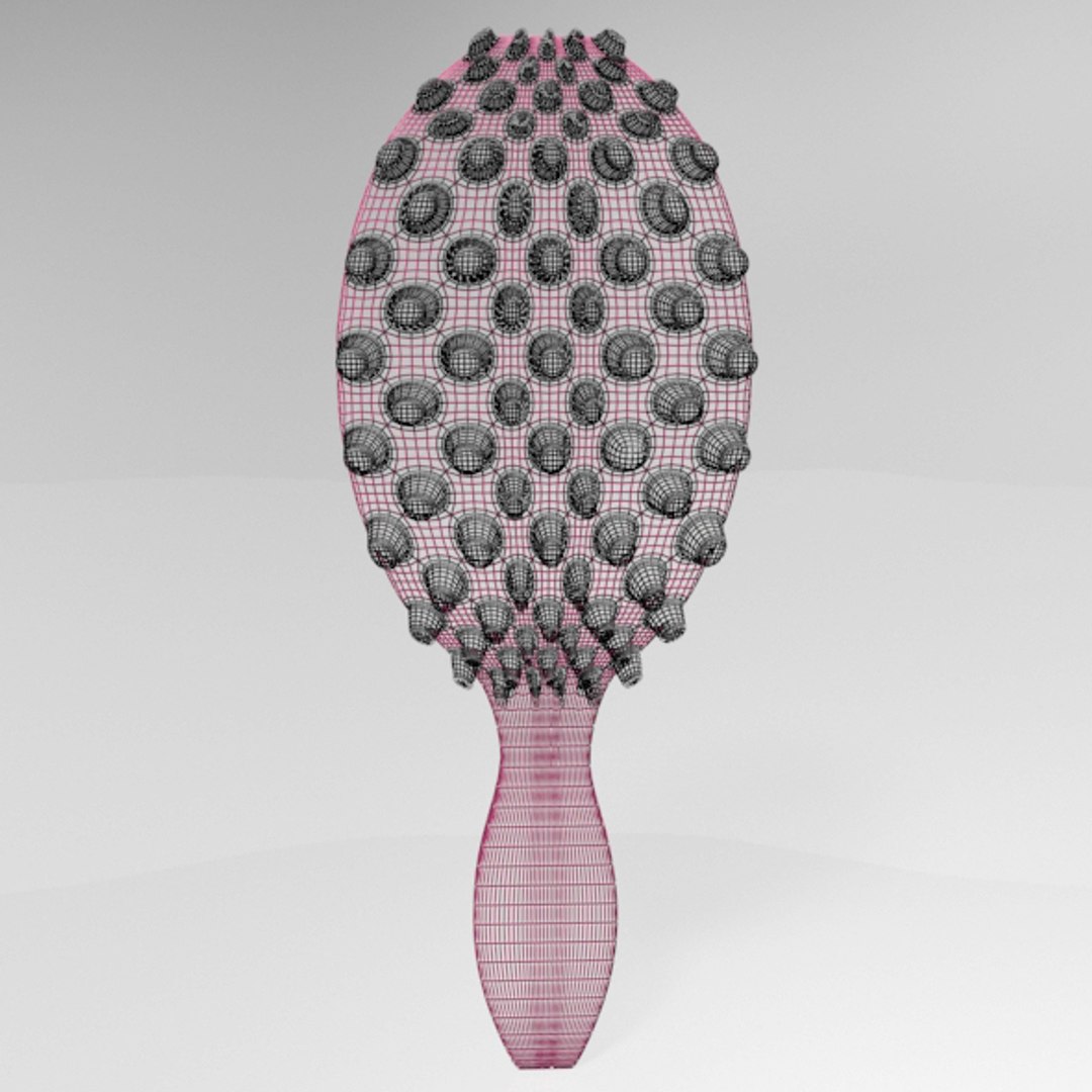 3D Hair Brush 02 model - TurboSquid 1809843