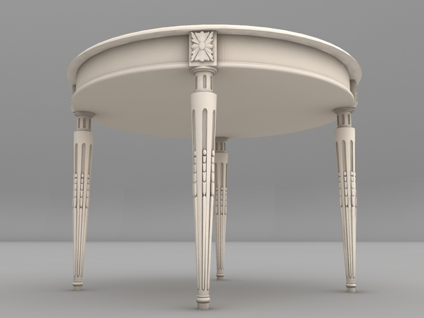 Classic Table 3D Model - TurboSquid 1234794