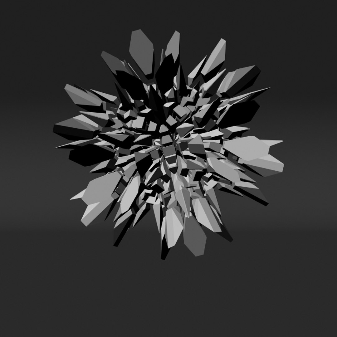 3d Model Voronoi Tessellation Abstract