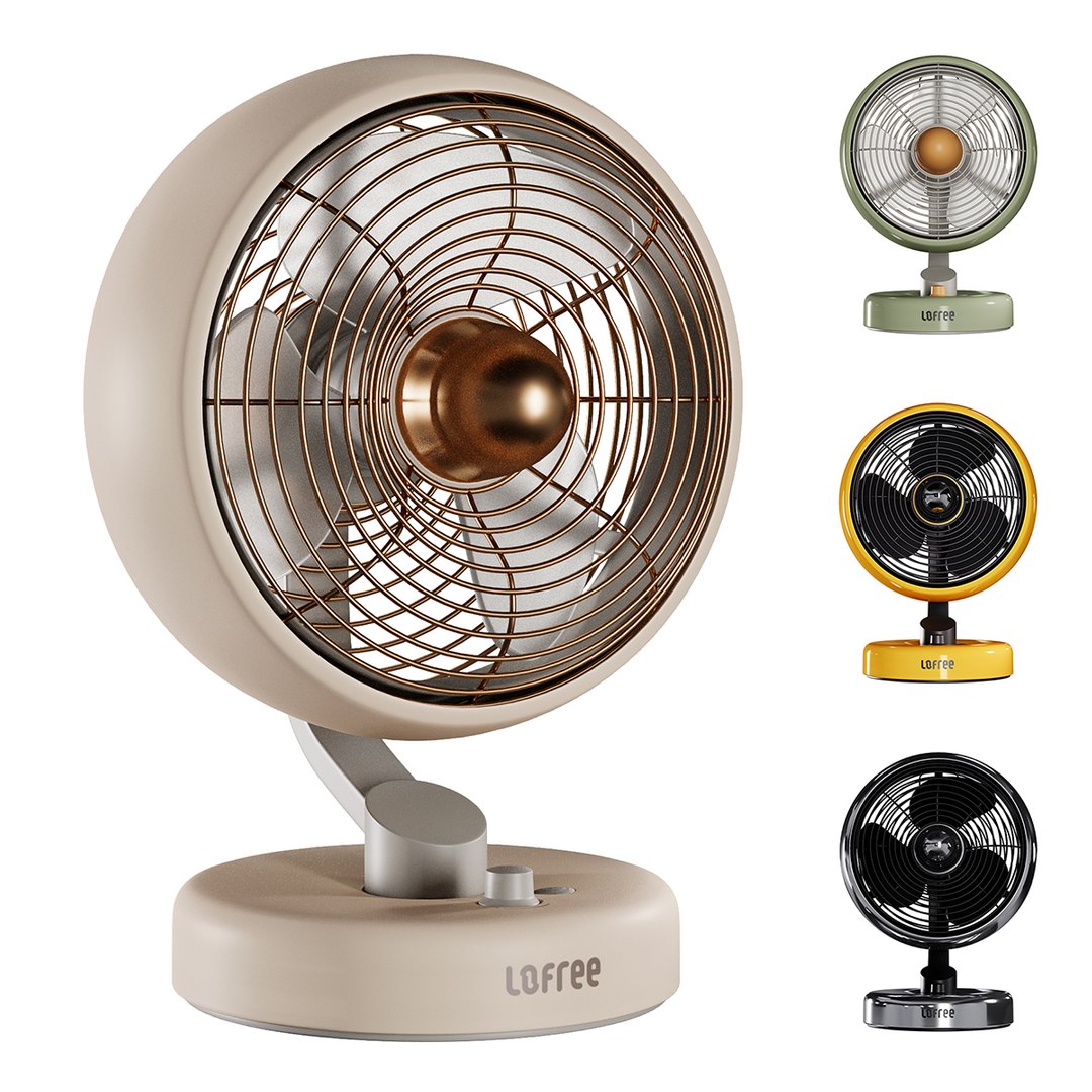 3D Lofree Pilot Stand Fan model - TurboSquid 2031988