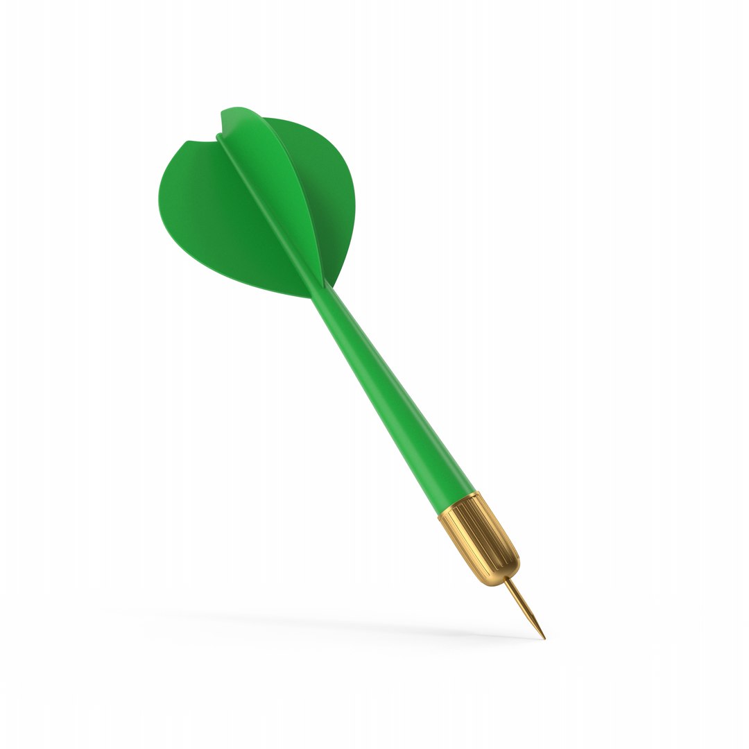 Green Dart 3D Model - TurboSquid 1910923