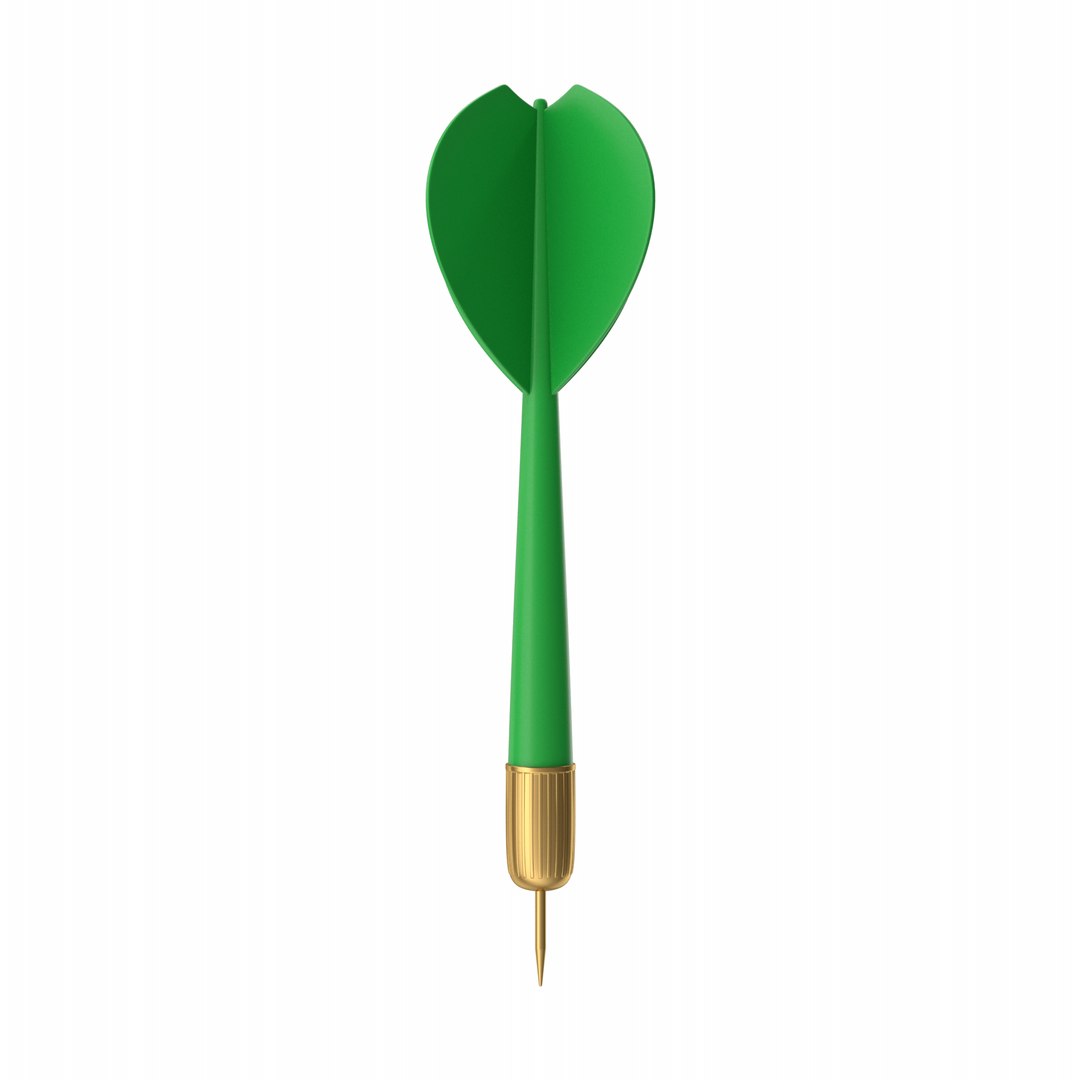 Green Dart 3D Model - TurboSquid 1910923