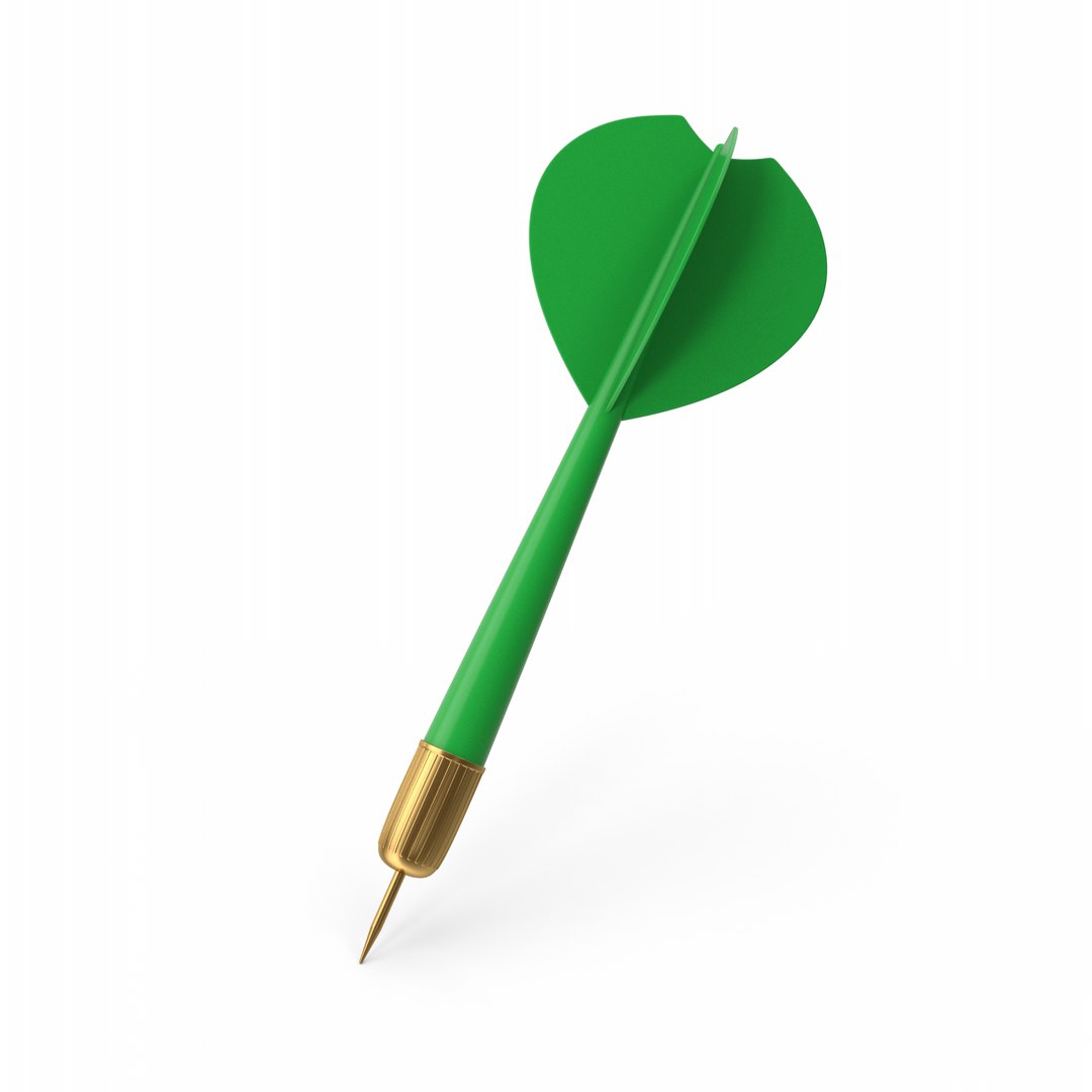 Green Dart 3D Model - TurboSquid 1910923