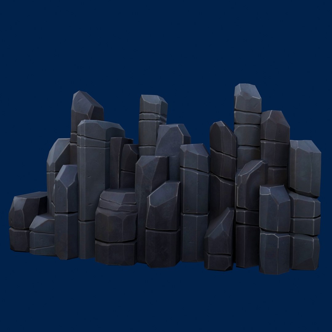 Cartoon Stone 3D - TurboSquid 1628341