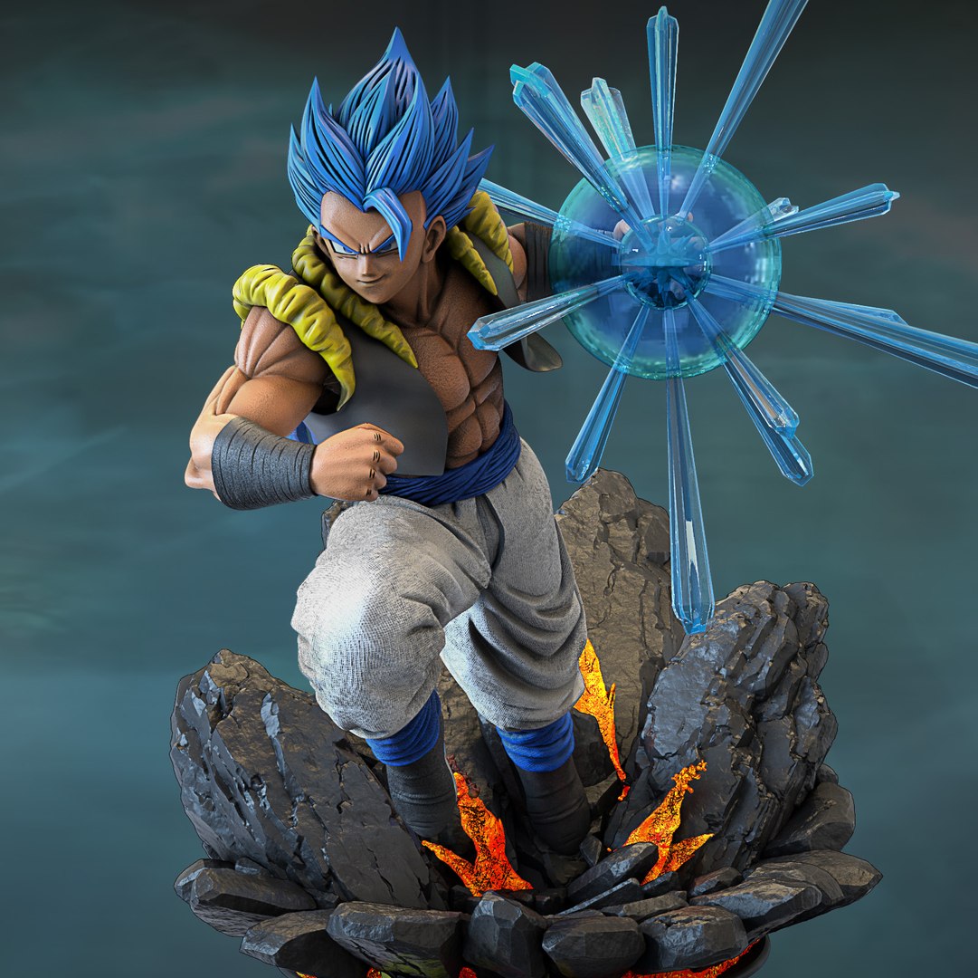 3D модель Super Saiyan Gogeta - TurboSquid 1998596