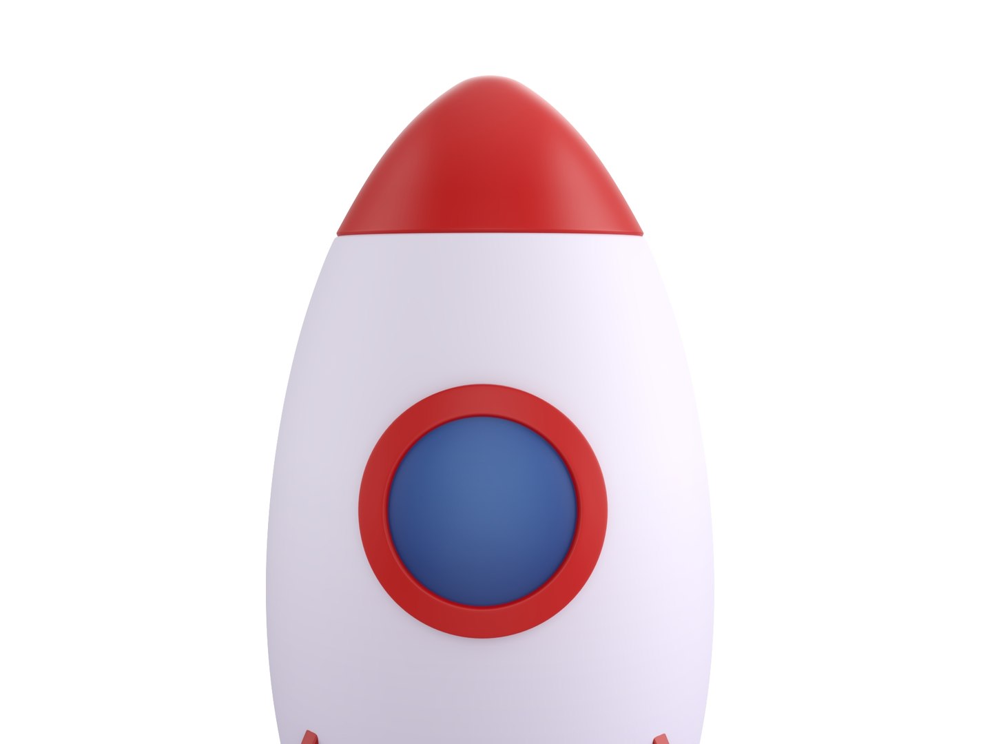 3D Model Cartoon Rocket - TurboSquid 2167598