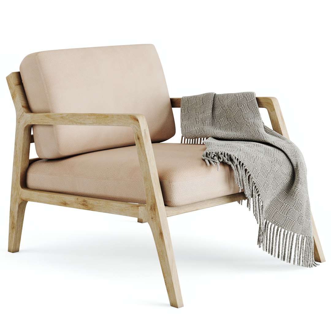 3D Denman Armchair Chair - TurboSquid 1669886