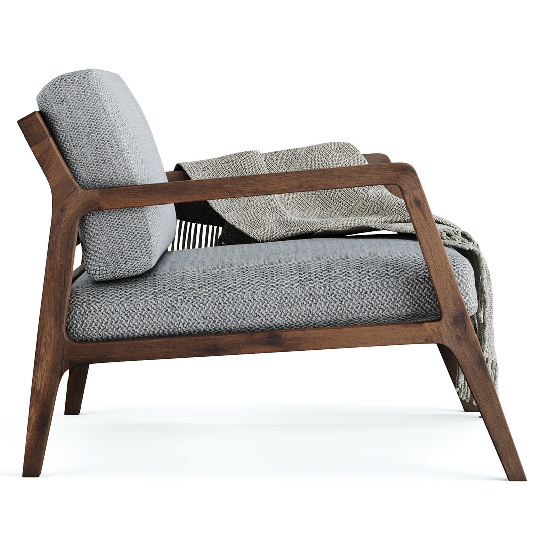 3D Denman Armchair Chair - TurboSquid 1669886