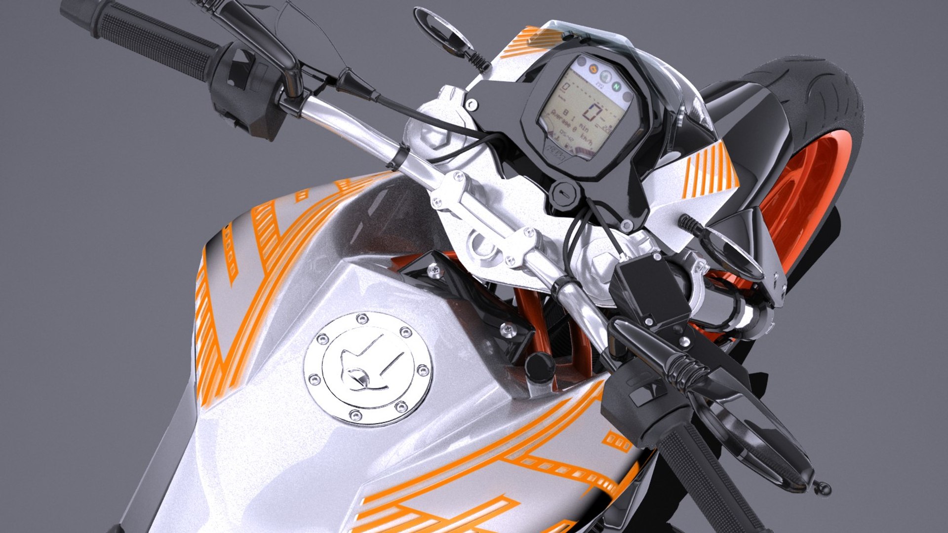 3d Ktm Duke 390 Model