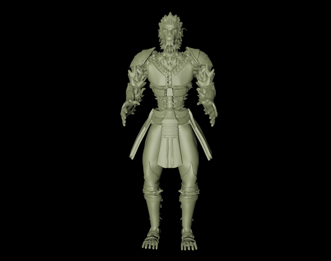 3D Sun Wukong Monkey King Model - TurboSquid 1316031