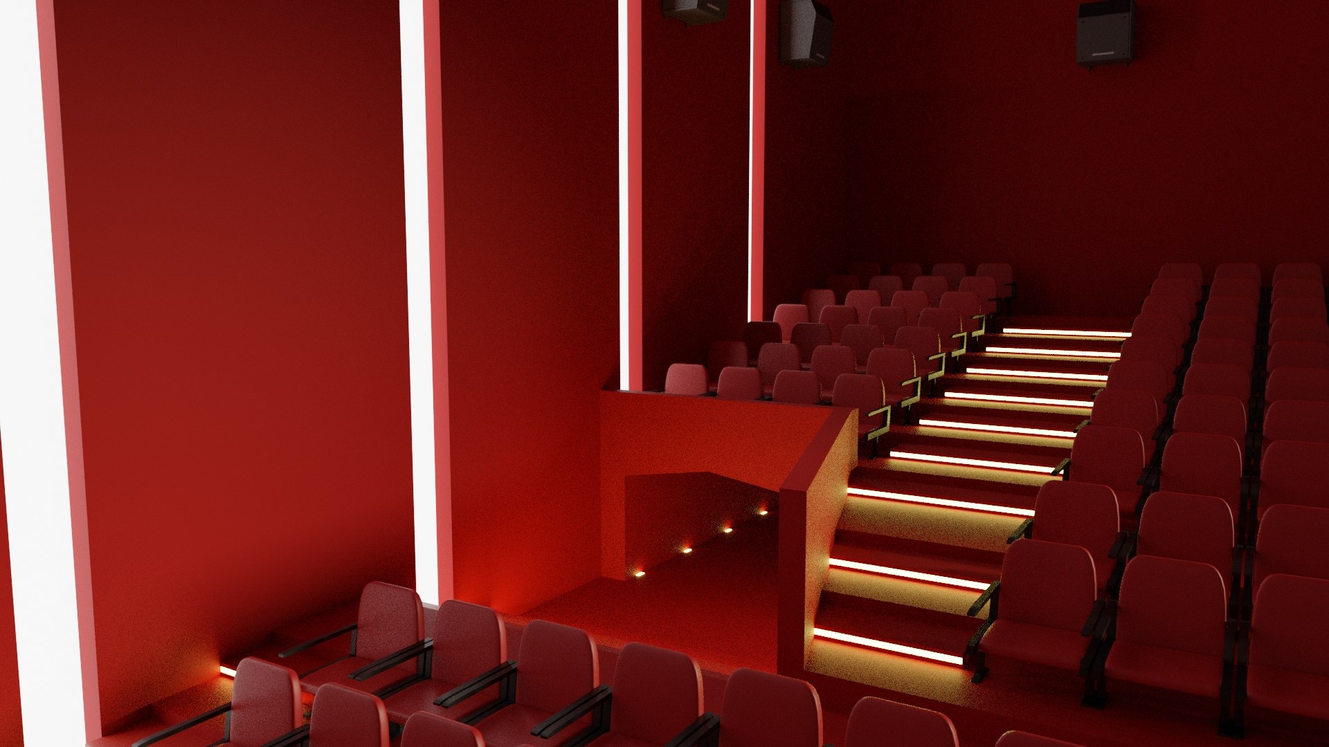 Movie Theater 3D Model - TurboSquid 1505824