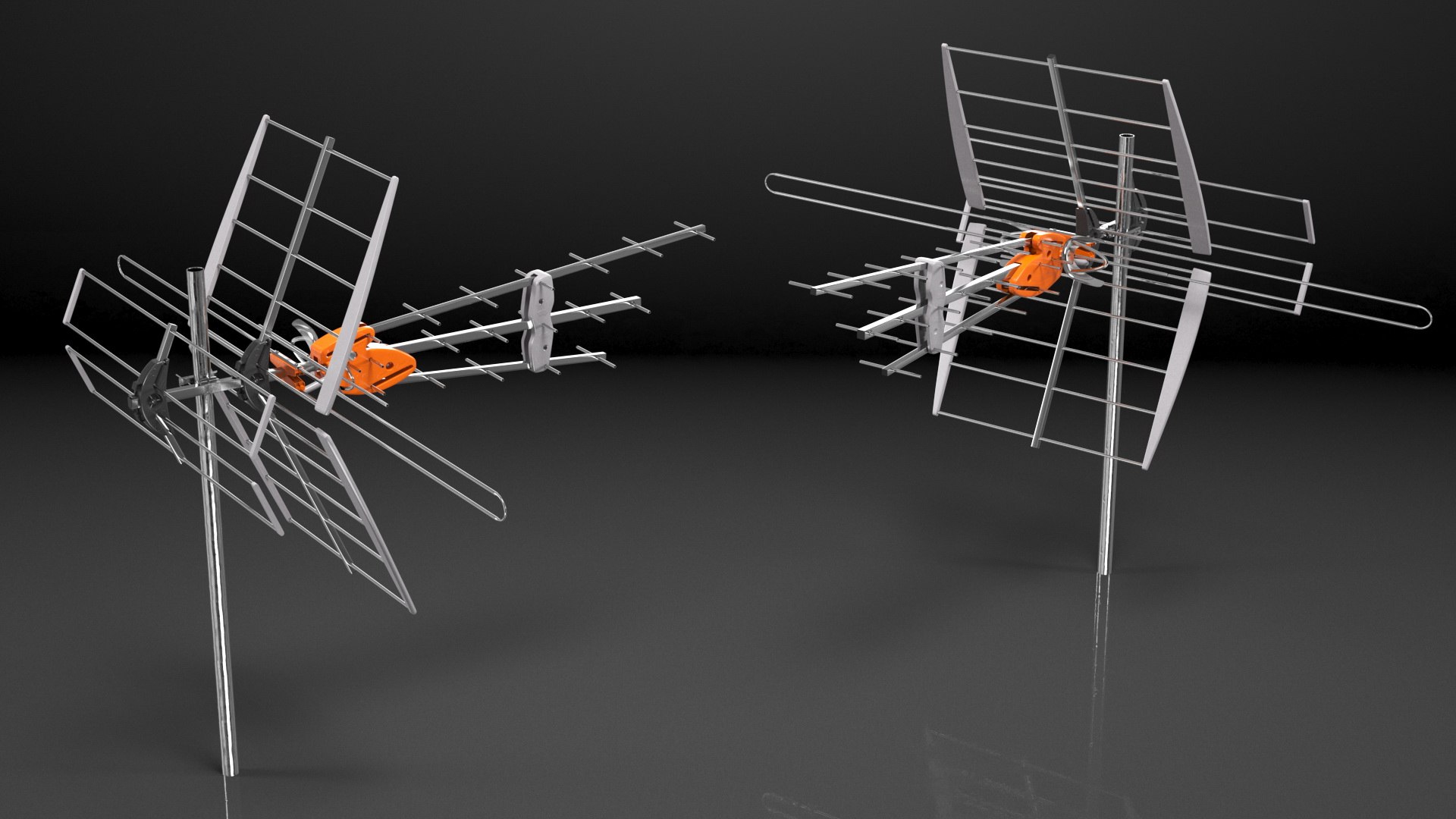 Televes DAT BOSS MIX Amplified Antenna 3D model - TurboSquid 1772168