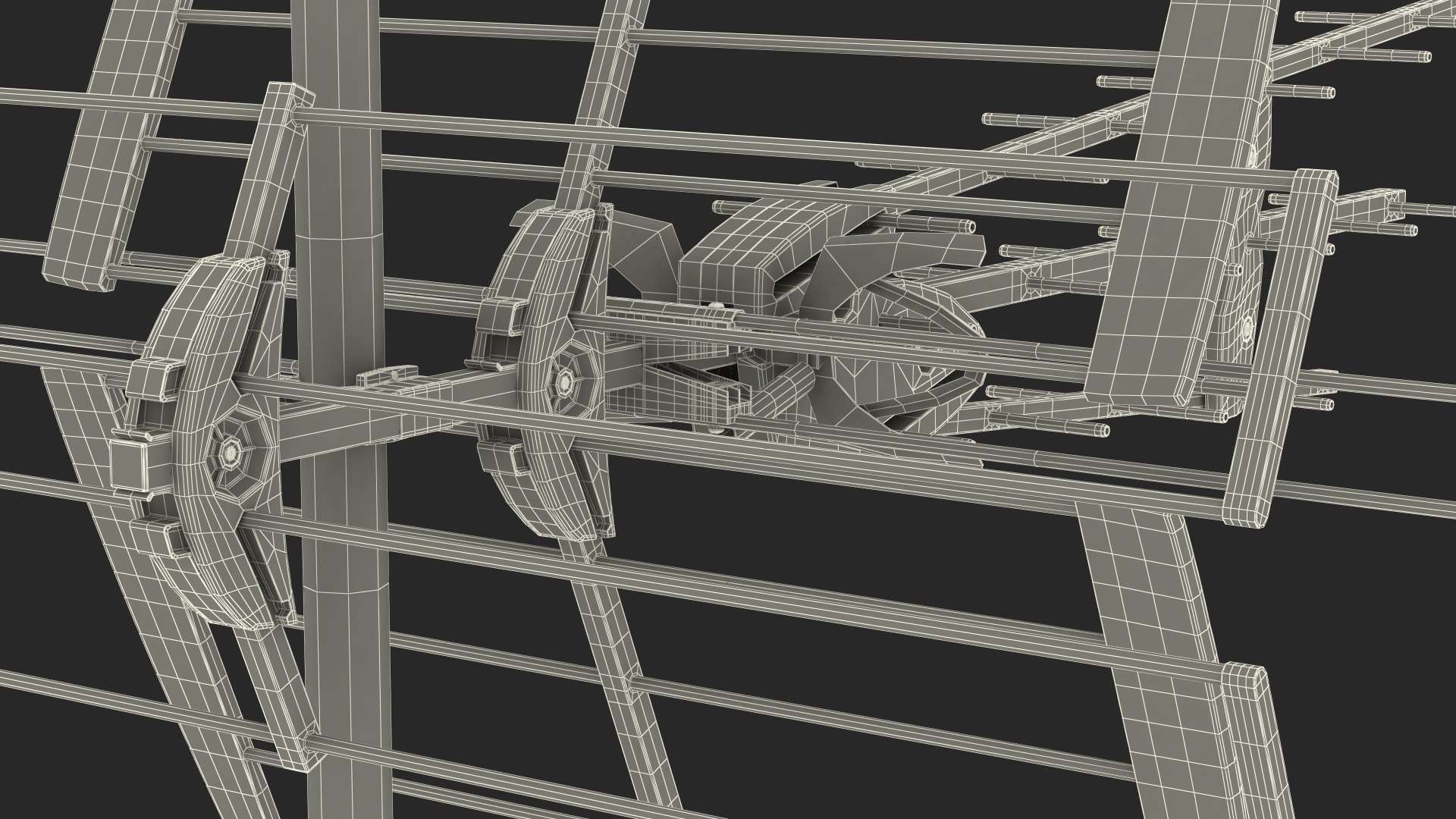 Televes DAT BOSS MIX Amplified Antenna 3D Model - TurboSquid 1772168