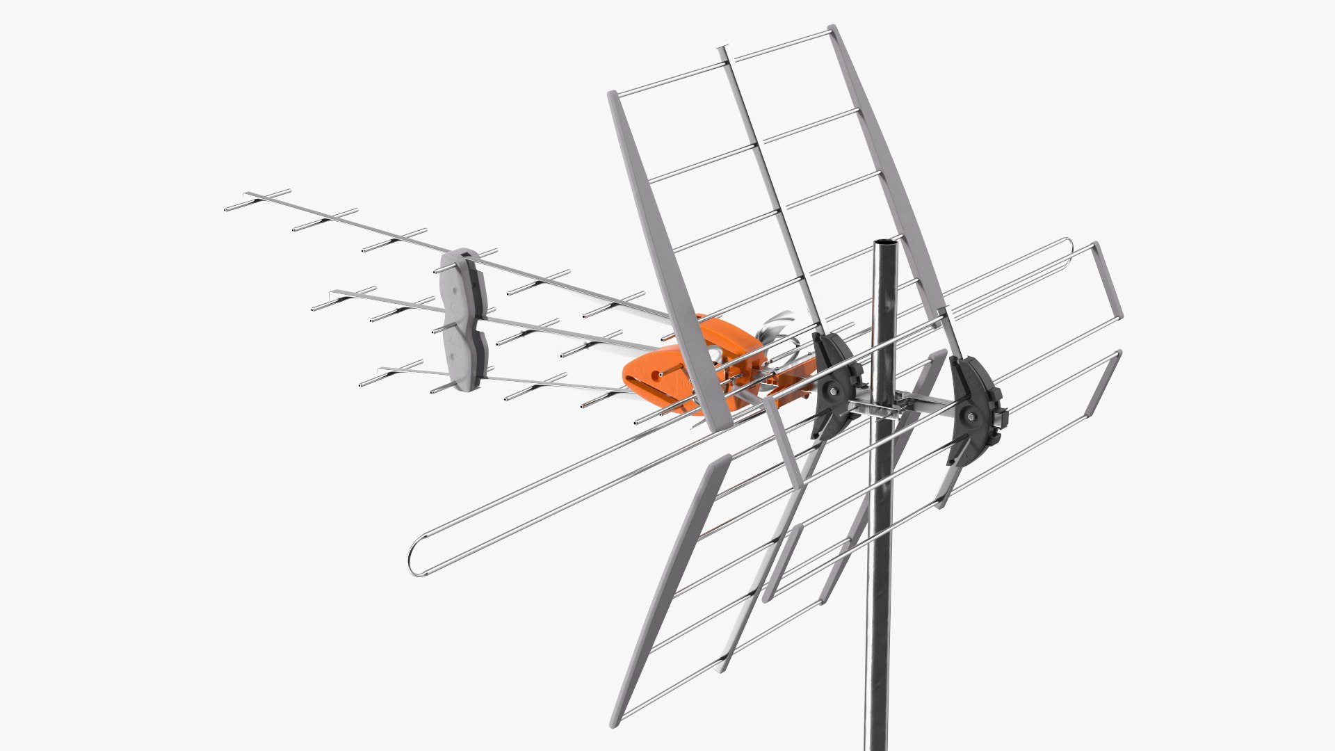 Televes DAT BOSS MIX Amplified Antenna 3D model - TurboSquid 1772168