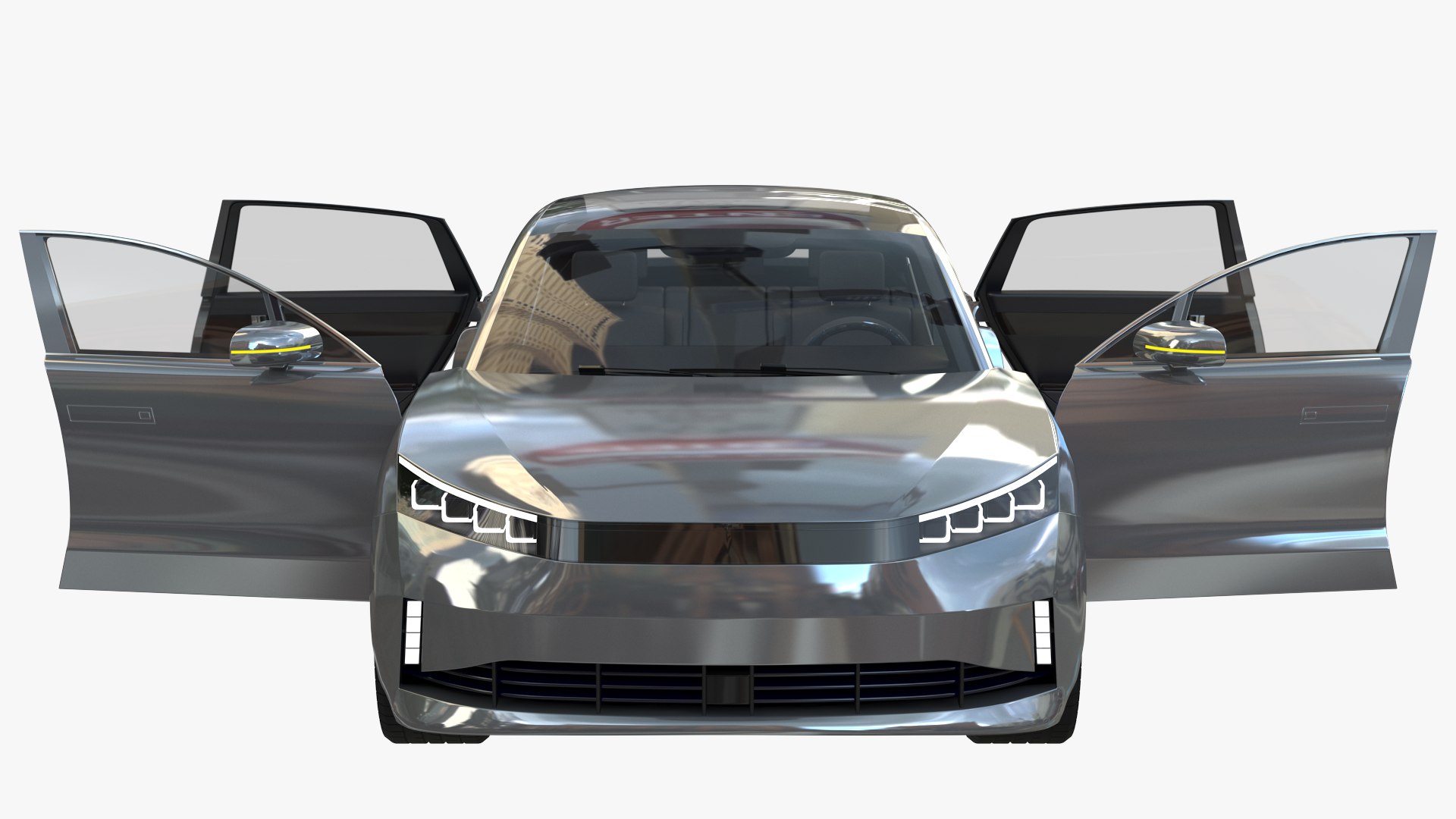 4-door Coupe 3D Model - TurboSquid 2217299