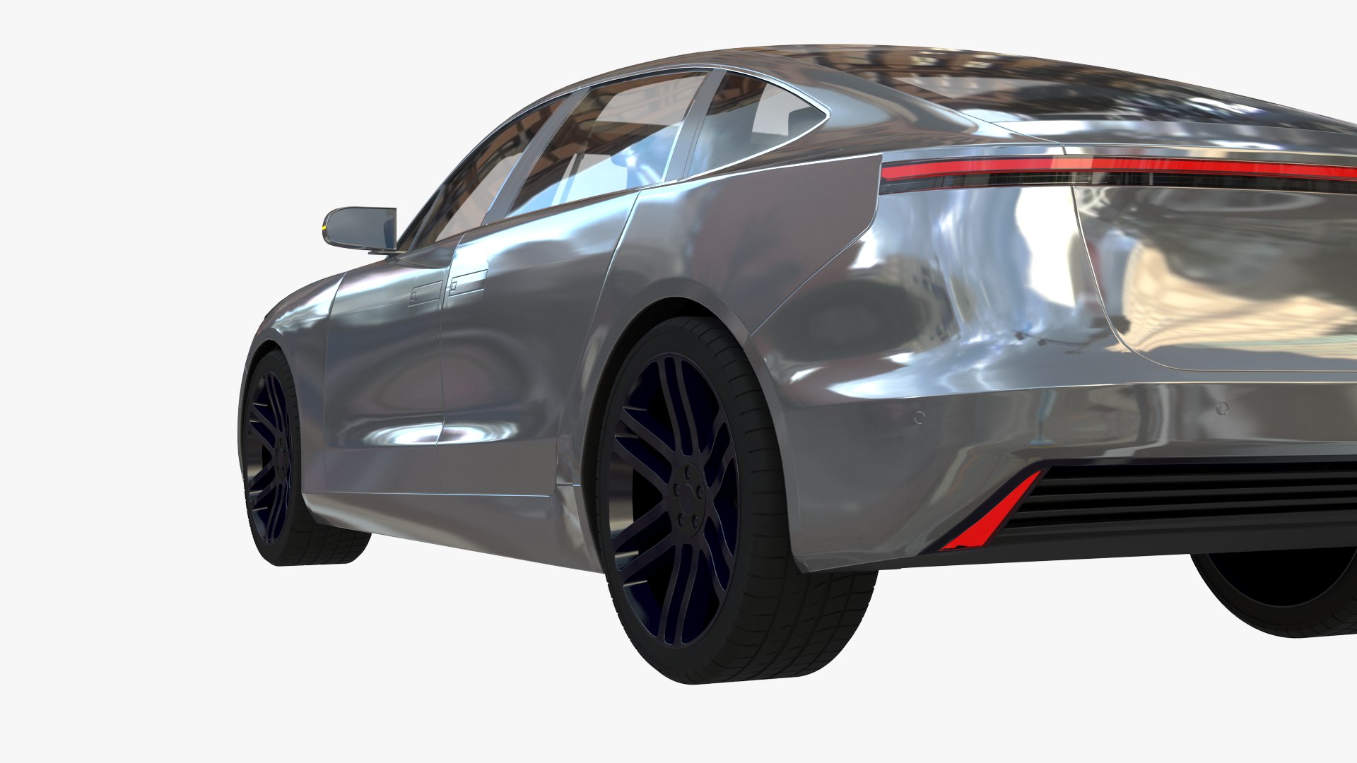 4-door Coupe 3D Model - TurboSquid 2217299