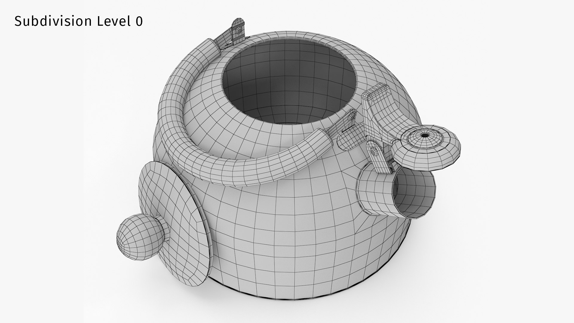 Classic kettle 3D model - TurboSquid 1501996