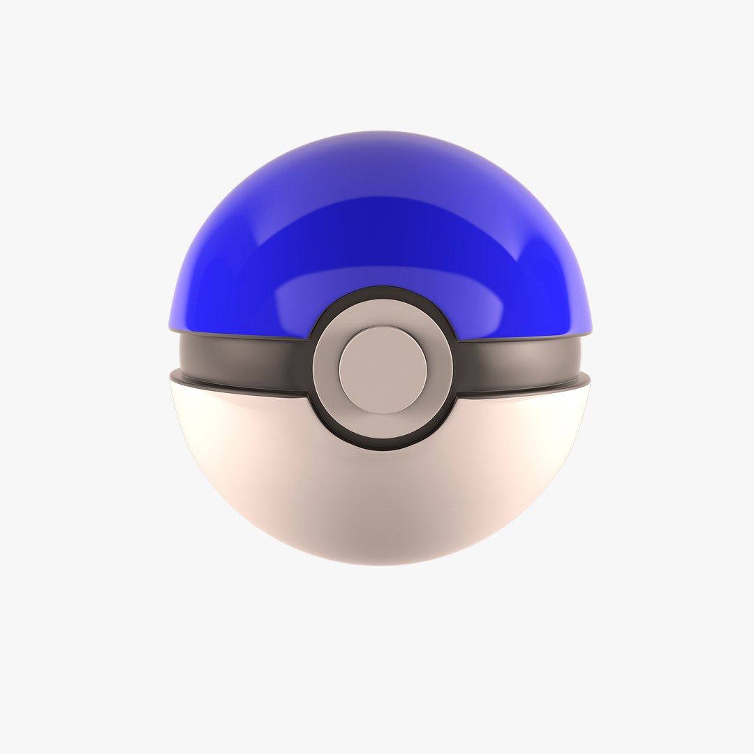 Pokemon Ball 3d Model