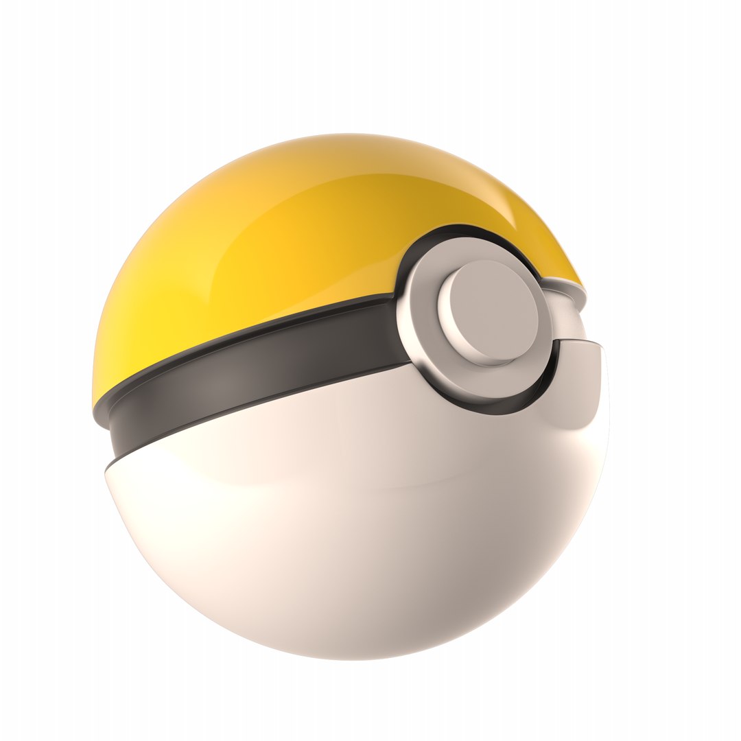 Pokemon Ball 3d Model