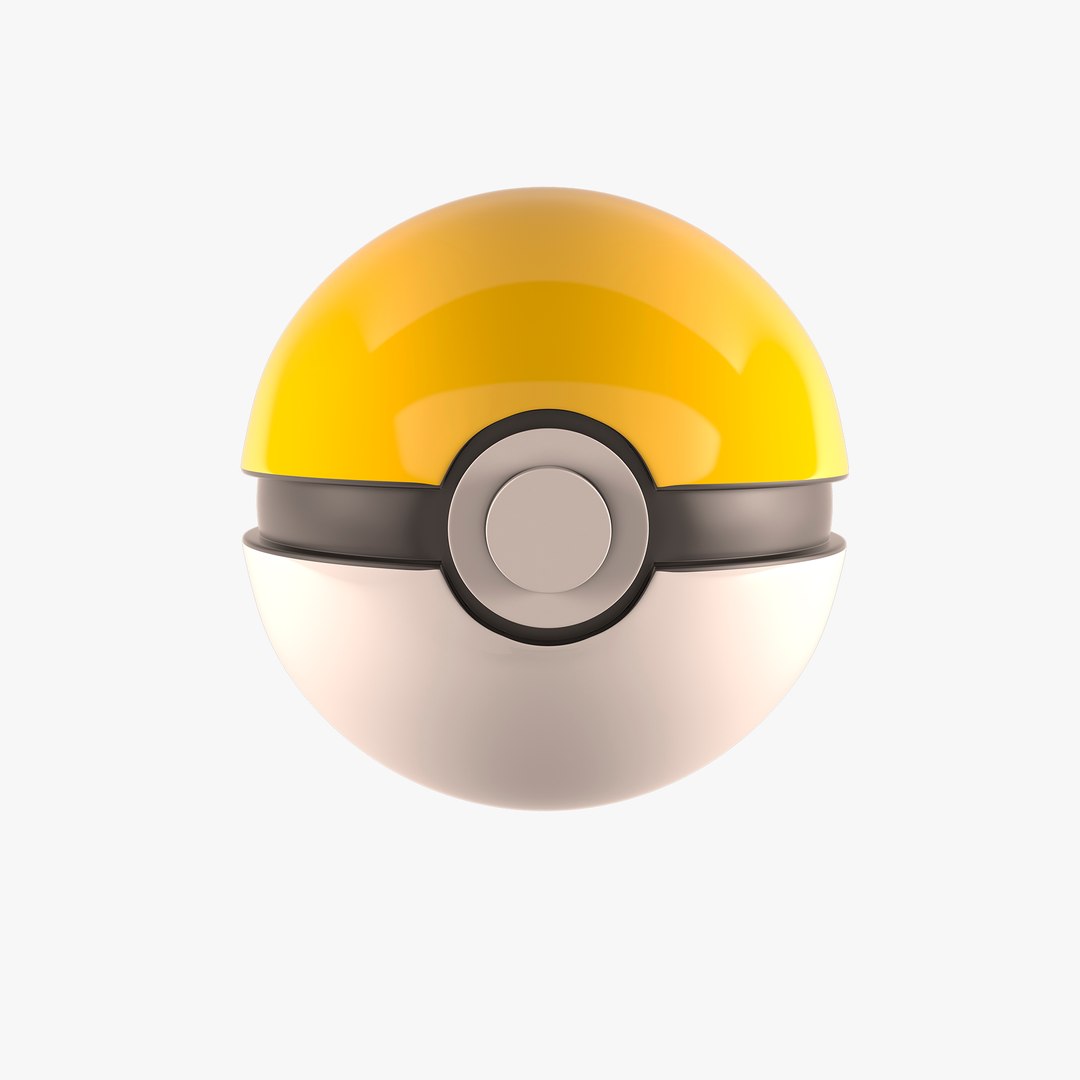 Pokemon Ball 3d Model