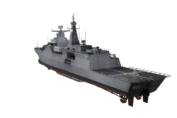 MEKO A200 エル・ムダミール級フリゲート3Dモデル - TurboSquid 2307139