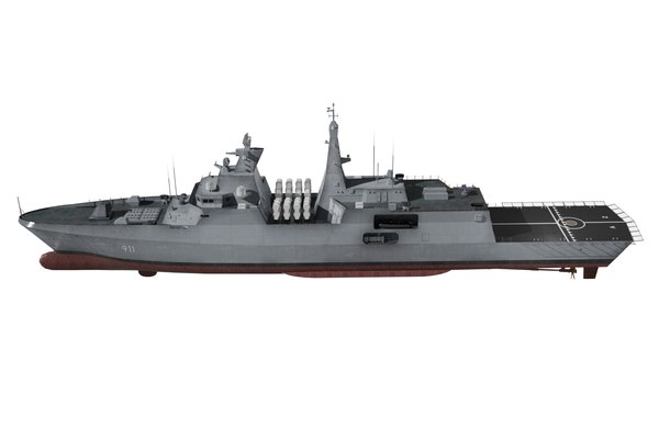 MEKO A200 エル・ムダミール級フリゲート3Dモデル - TurboSquid 2307139