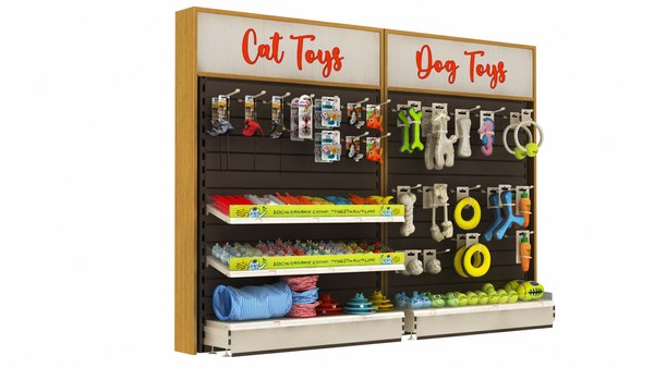 Pet Shop Shelves Collection 1 model - TurboSquid 1796275