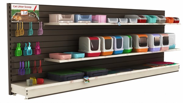 Pet Shop Shelves Collection 1 model - TurboSquid 1796275