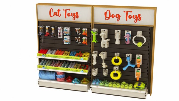 Pet Shop Shelves Collection 1 model - TurboSquid 1796275
