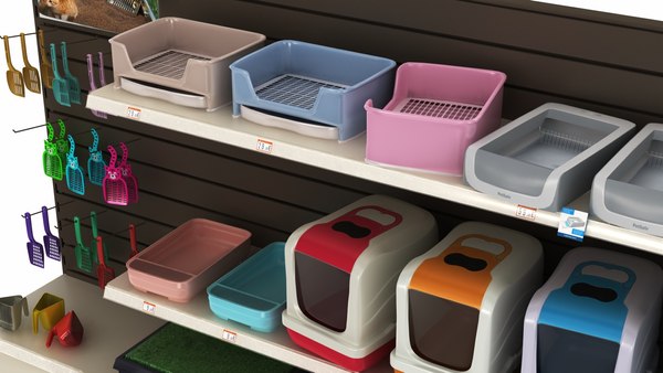 Pet Shop Shelves Collection 1 model - TurboSquid 1796275