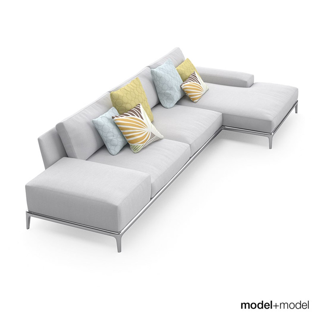 Poliform Park Sofa 3d Model