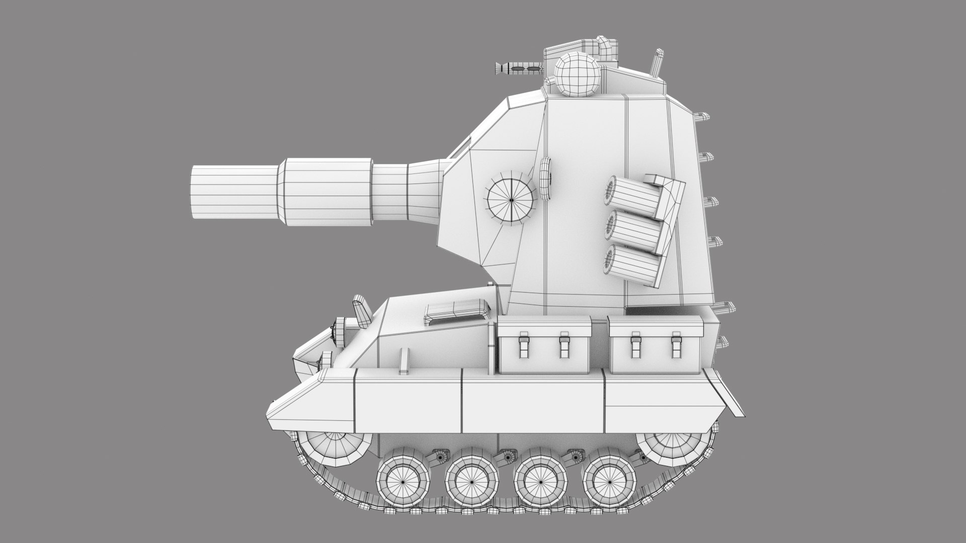 Cartoon Tank 2 3D - TurboSquid 2156591