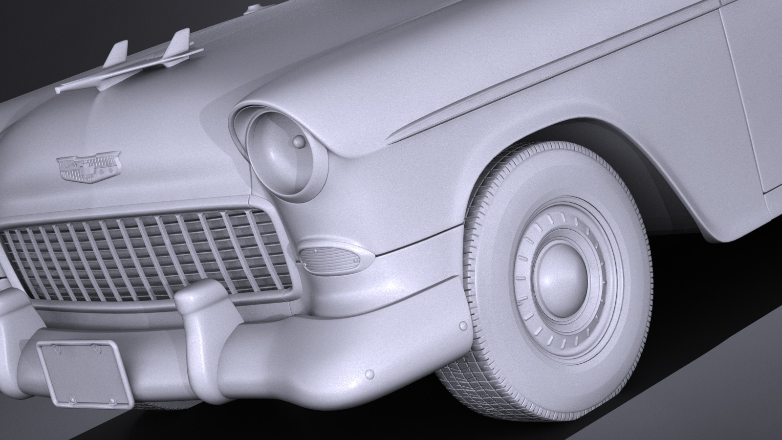 chevrolet bel air 3d model