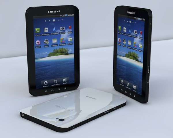 3d samsung galaxy tab model