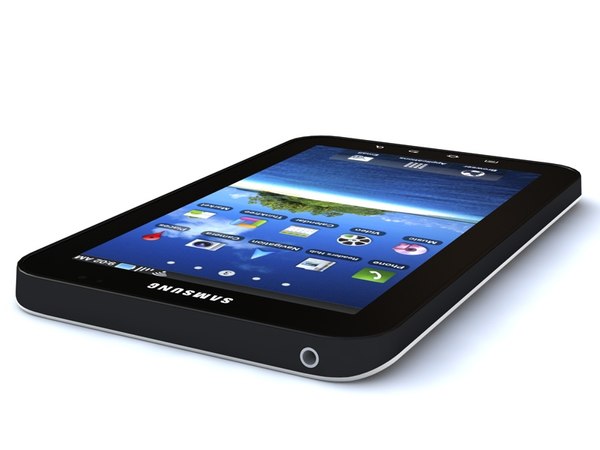 3d samsung galaxy tab model