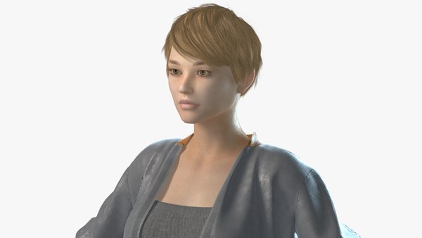 3D model female rigged - TurboSquid 1707985