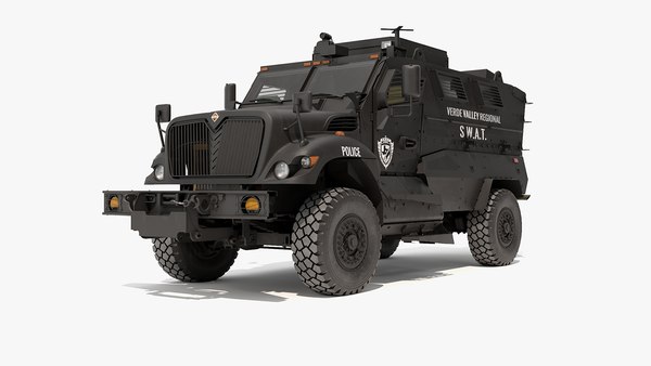 SWAT 车辆国际 MaxxPro 黑色装配 Maya3D模型 - TurboSquid 2307437