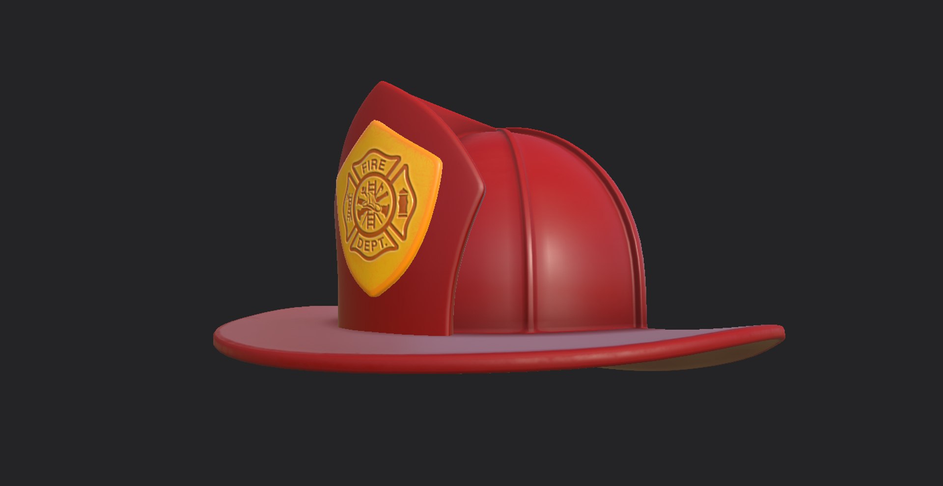 3D Model Firefighter Helmet - TurboSquid 1427202