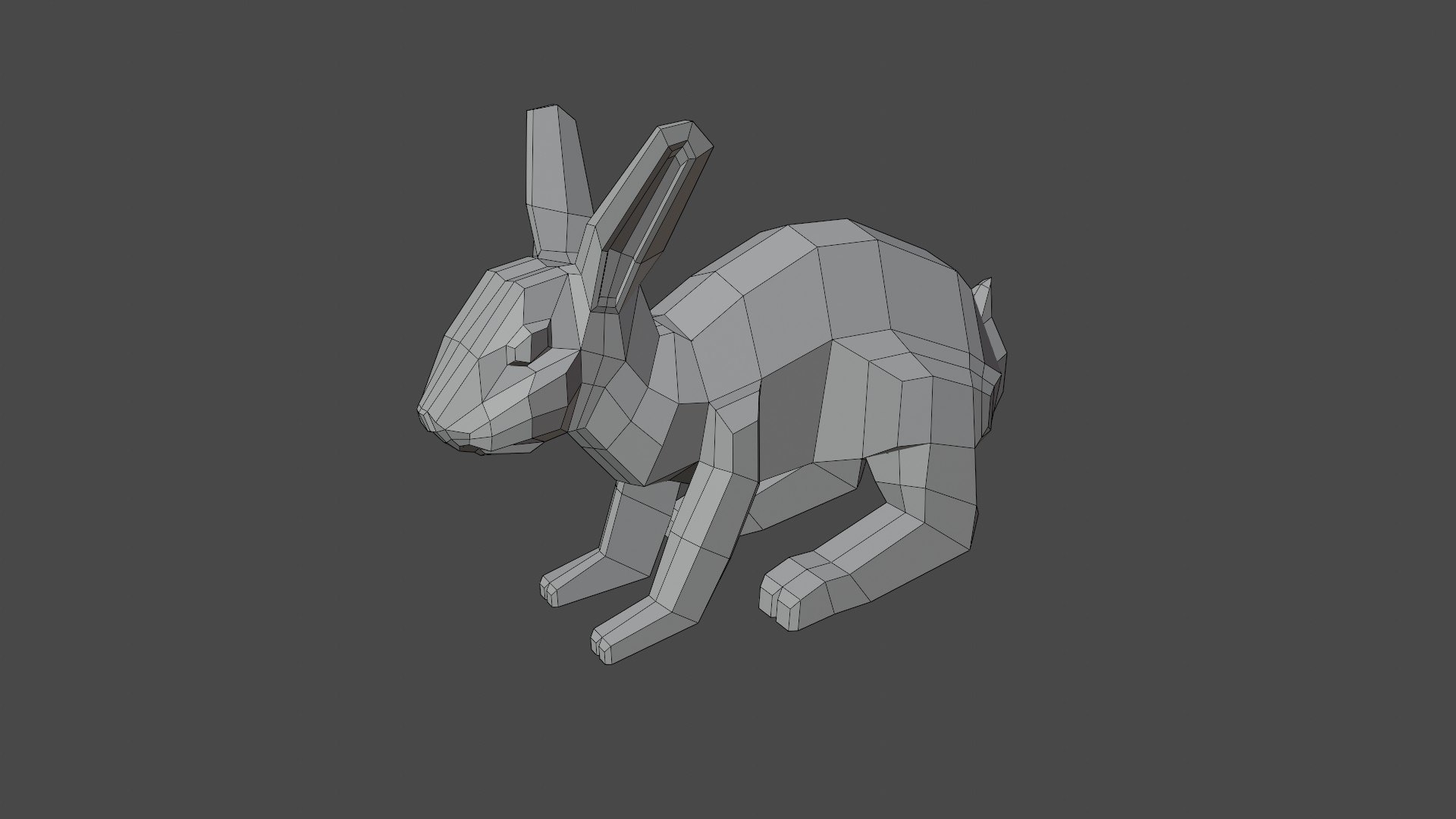 3D The Rabbit Low Poly - TurboSquid 2019744