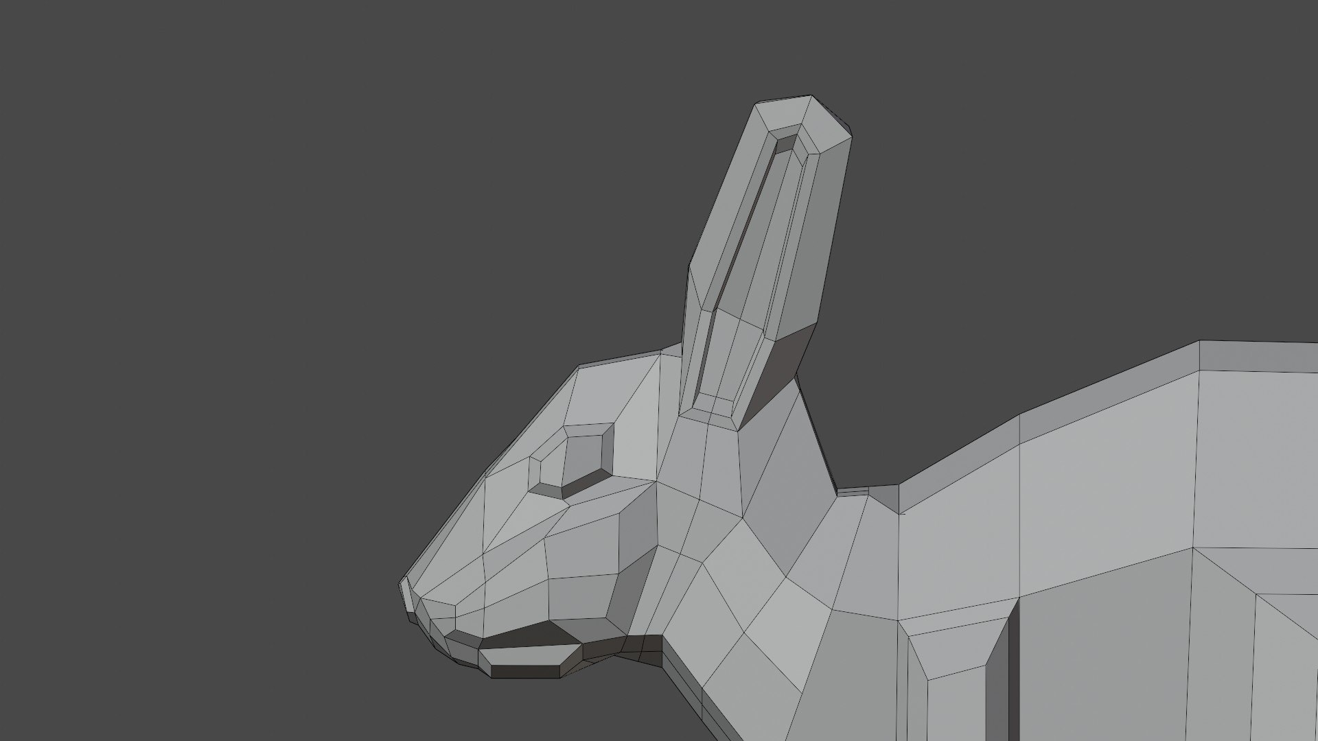 3D The Rabbit Low Poly - TurboSquid 2019744