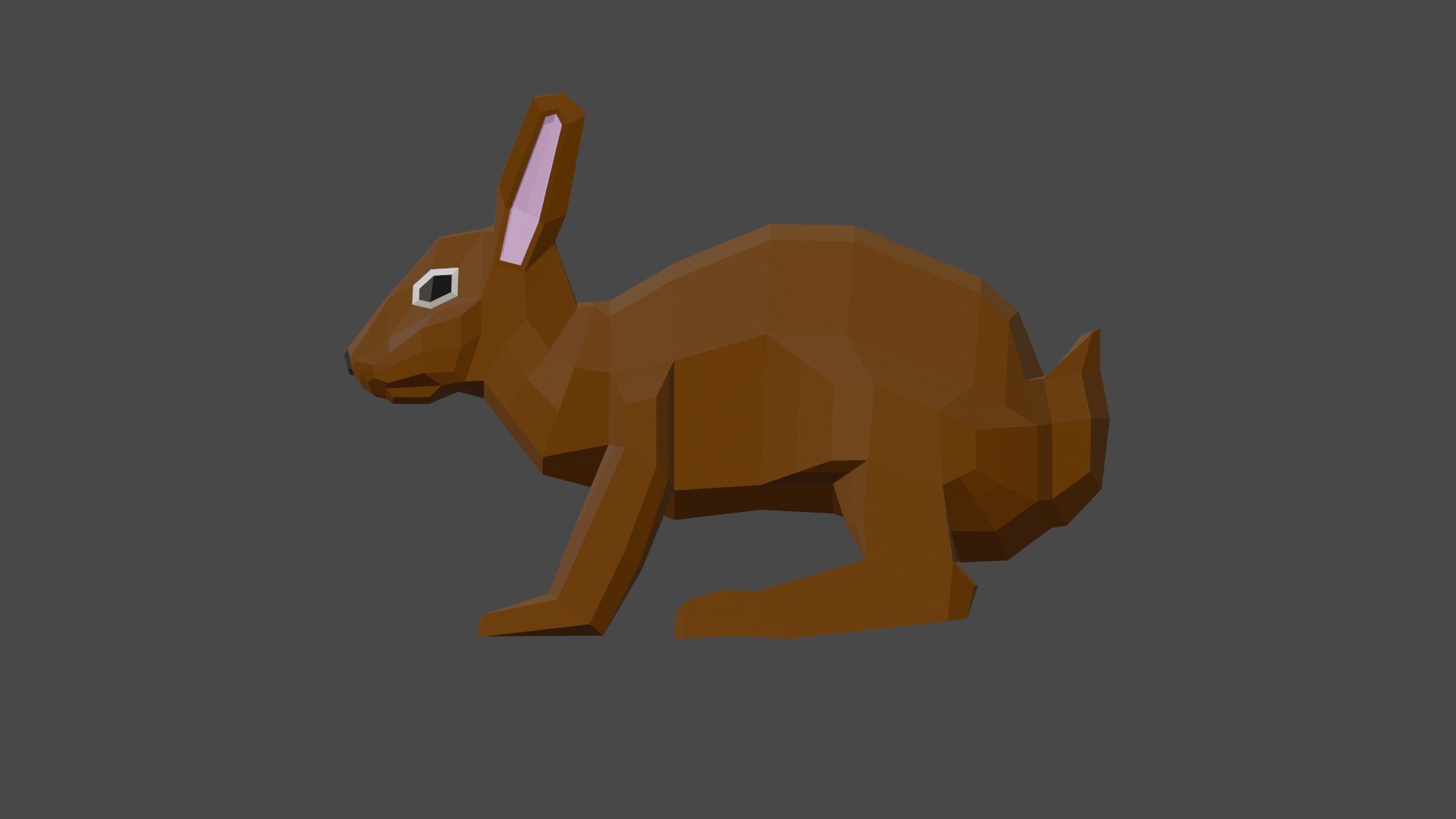 3D The Rabbit Low Poly - TurboSquid 2019744