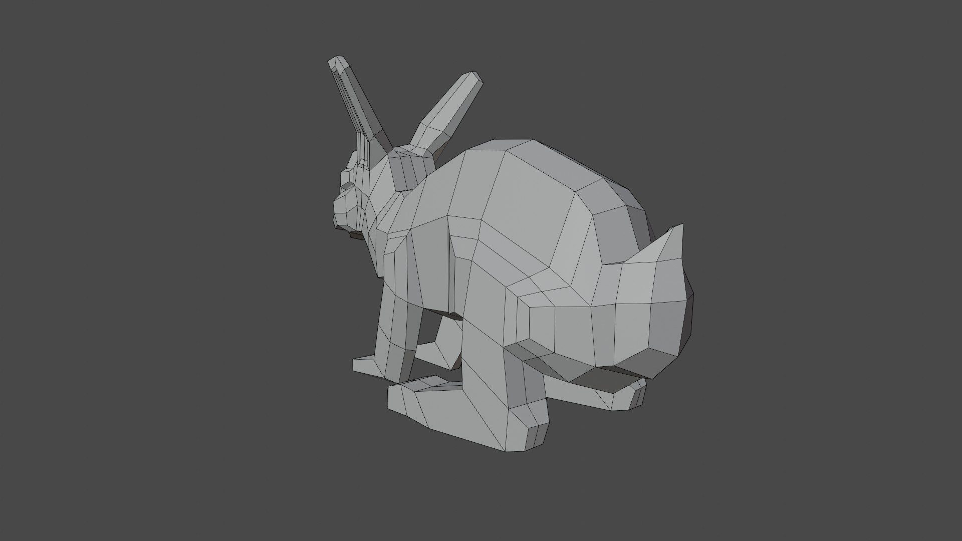 3D The Rabbit Low Poly - TurboSquid 2019744