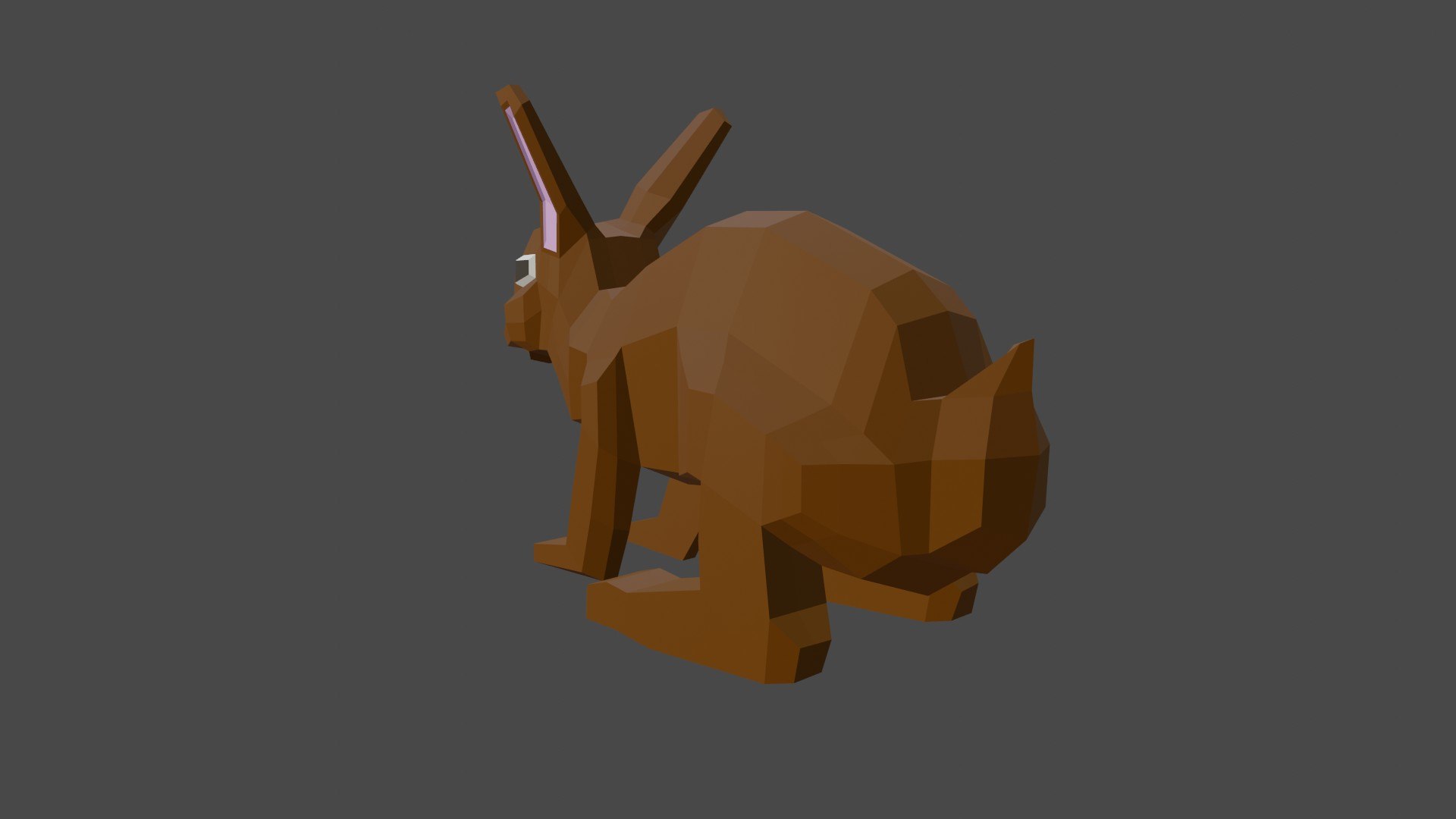3D The Rabbit Low Poly - TurboSquid 2019744