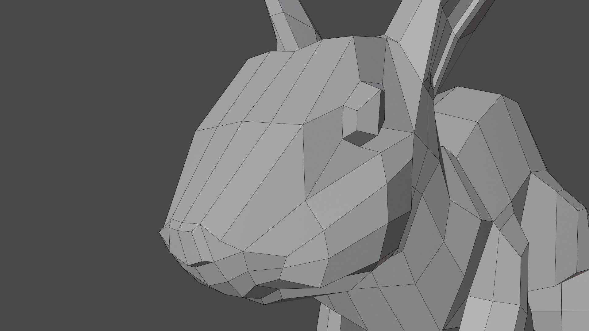 3D The Rabbit Low Poly - TurboSquid 2019744