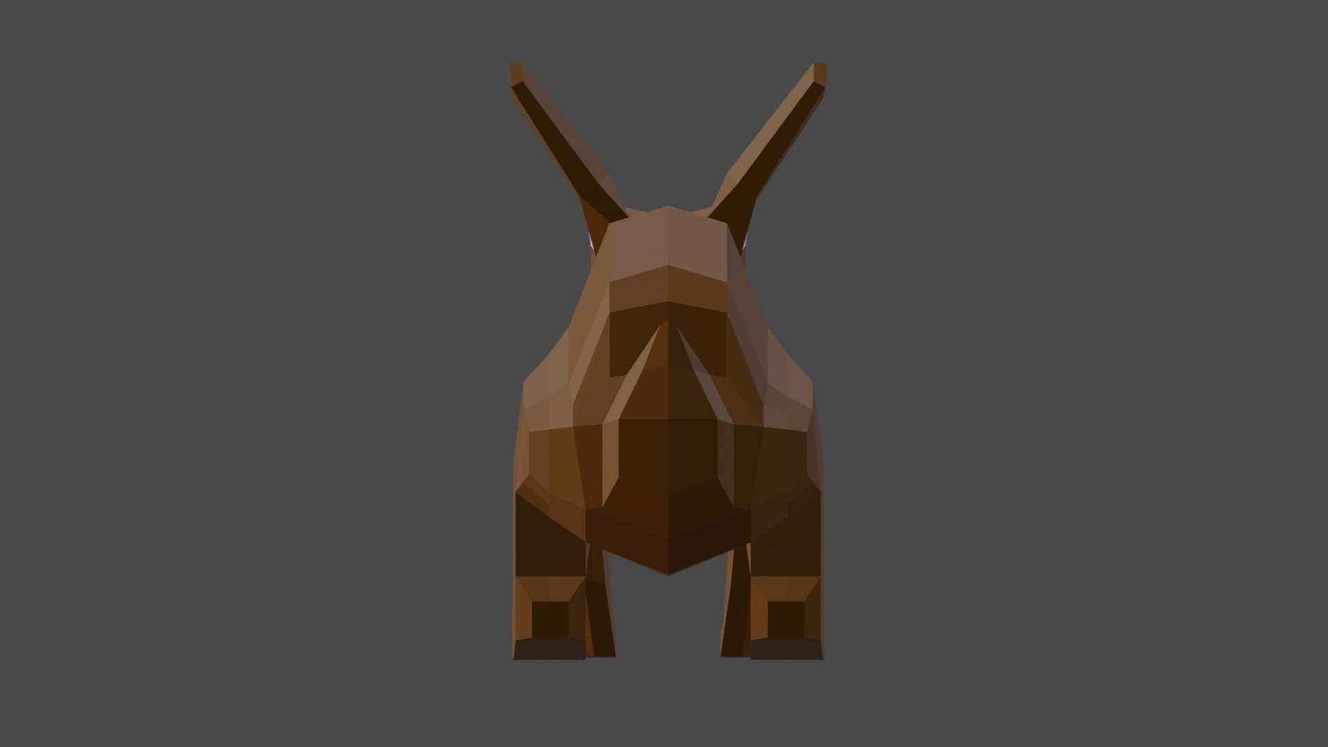 3D The Rabbit Low Poly - TurboSquid 2019744