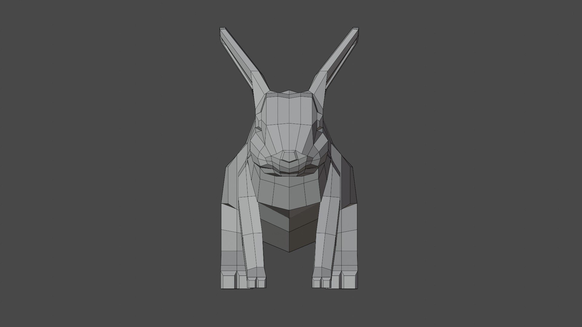 3D The Rabbit Low Poly - TurboSquid 2019744