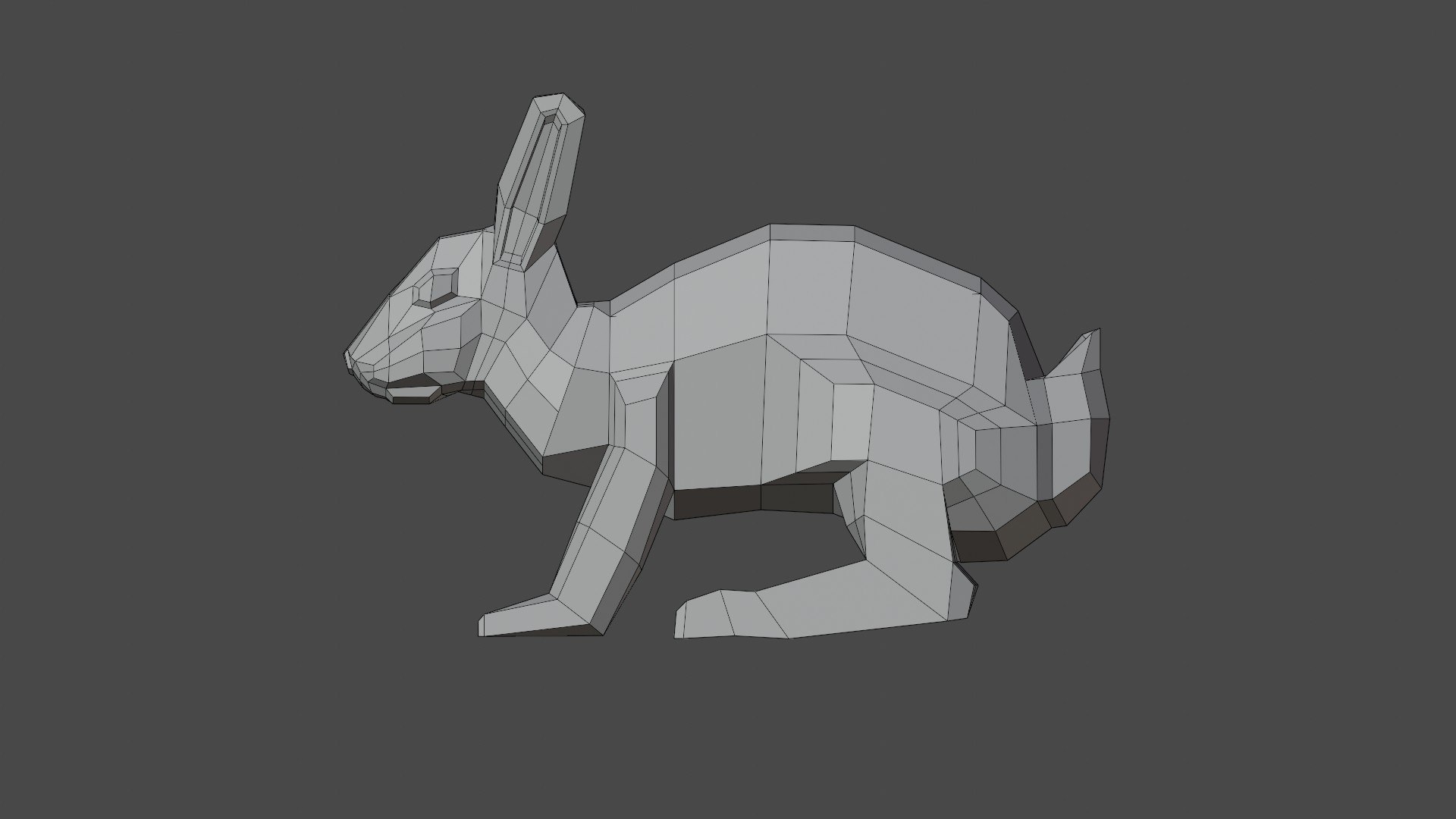 3D The Rabbit Low Poly - TurboSquid 2019744