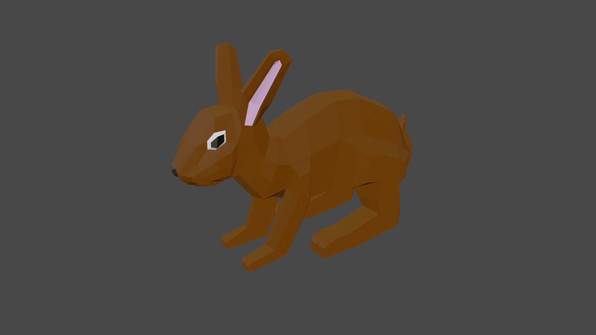 3D The Rabbit Low Poly - TurboSquid 2019744